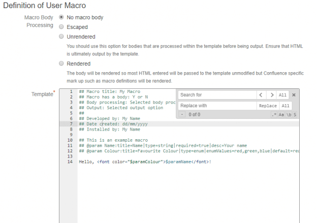 FUME - A Better Confluence User Macro Editor - I am Davin